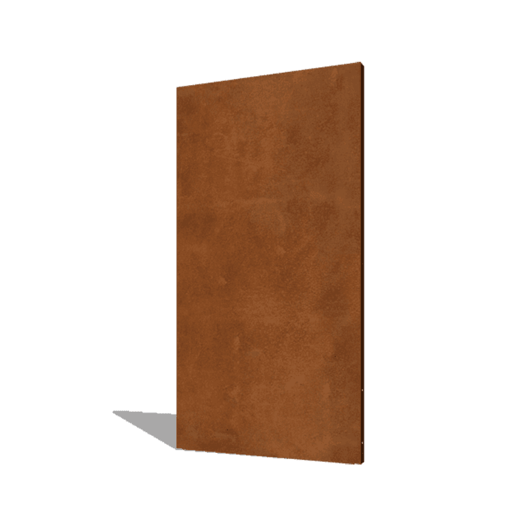 Pannello di base in acciaio corten 100 x 6 x 190 cm